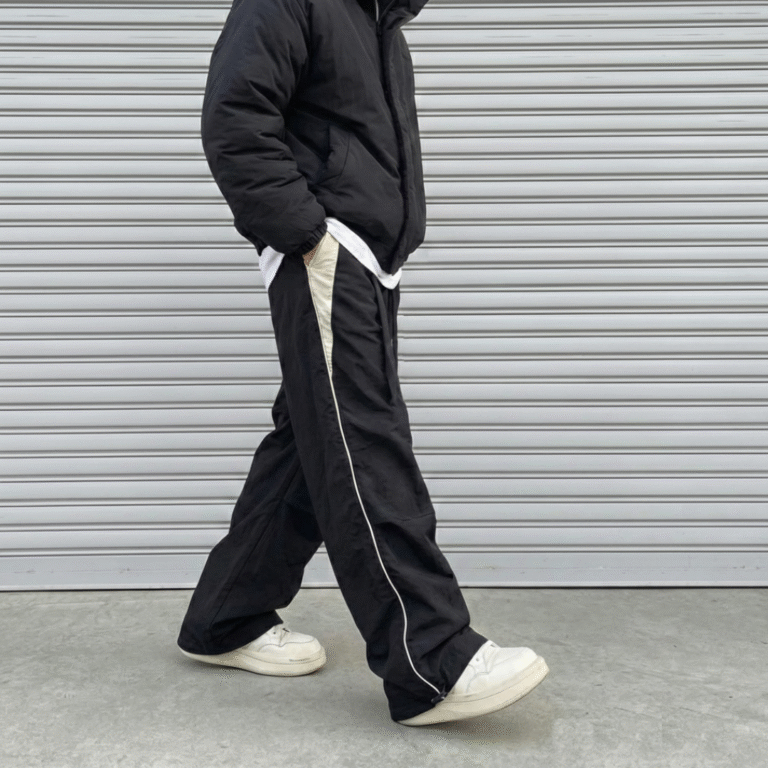 Parachute Track Pants primary colour black – legdays.in
