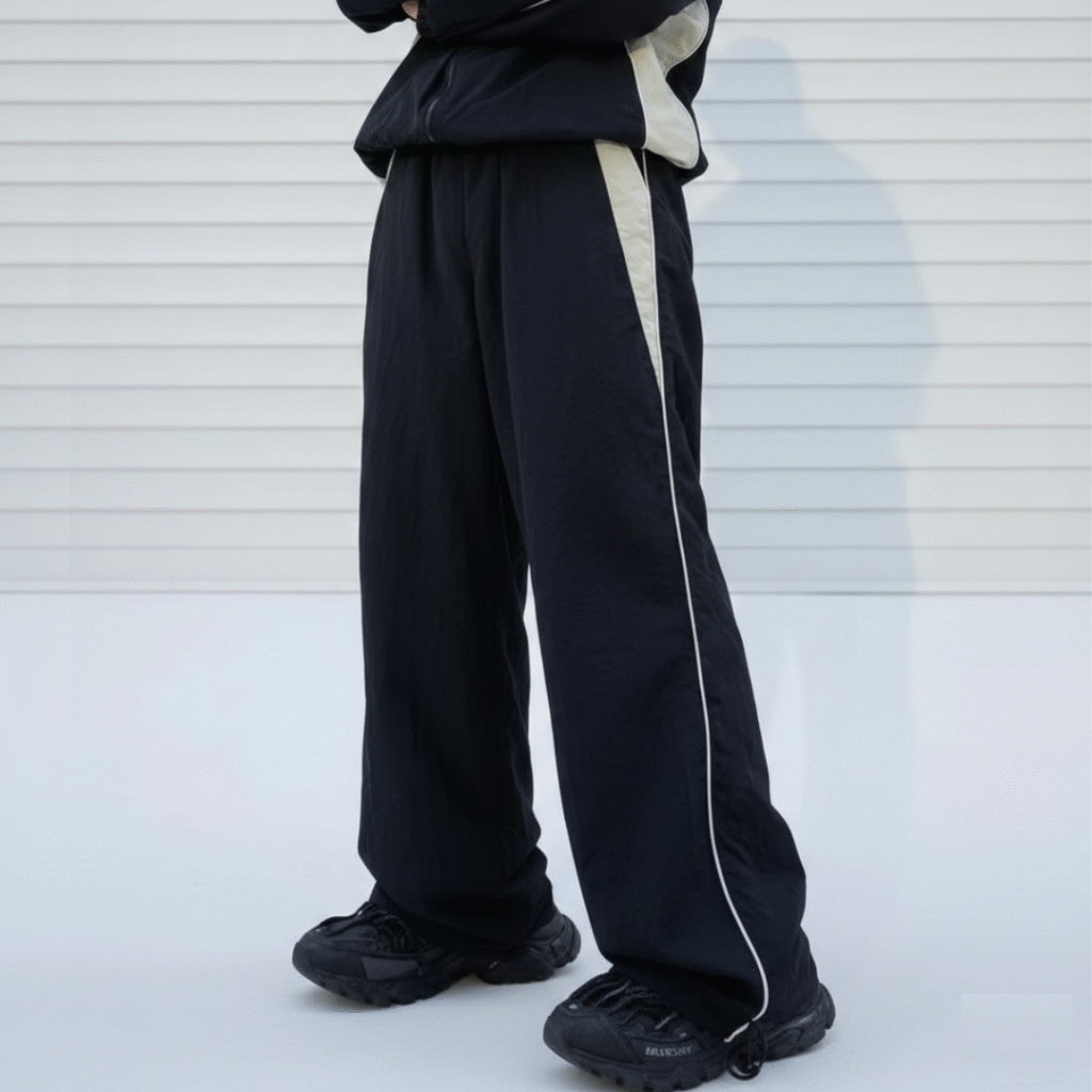 Parachute Track Pants primary colour black – legdays.in